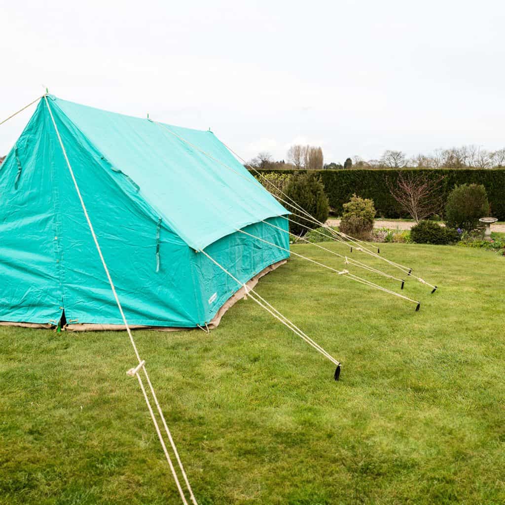 Scout Green Patrol Tent 14' x 14'. Capacity 10+ People