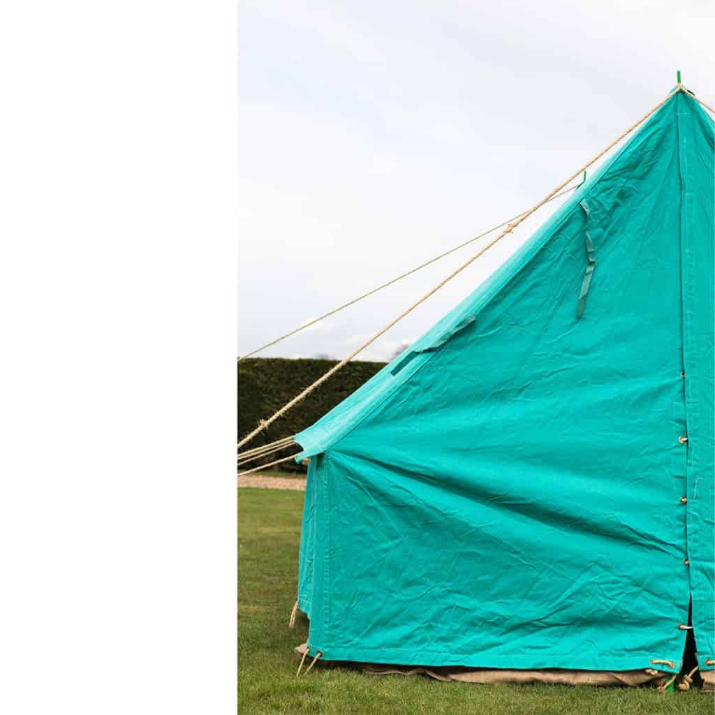Scout Green Patrol Tent 14' x 14'. Capacity 10+ People