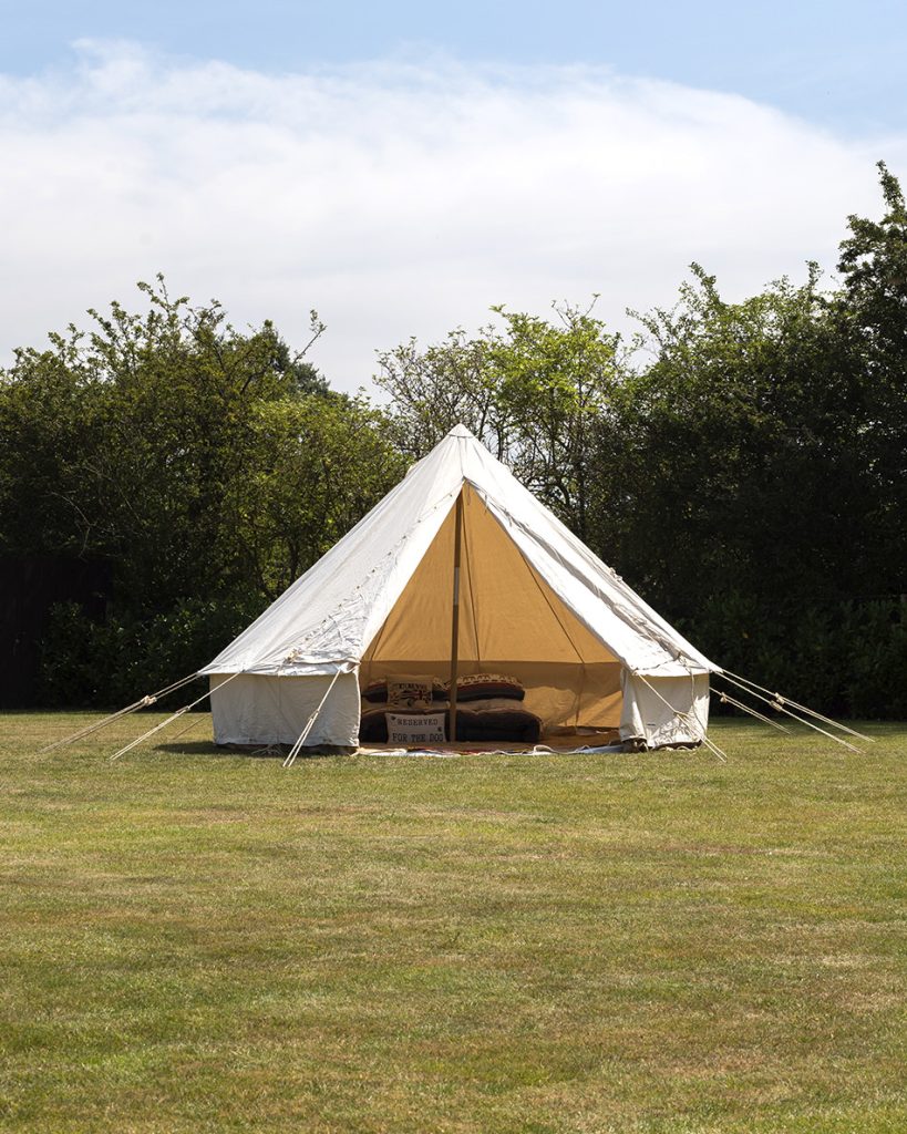 5M Bushcraft Bell Tent. 100% Cotton Canvas, Sleeps 6. Buy now