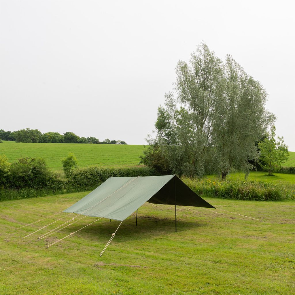 16ft x 16ft Polycotton Marquee. Waterproof & rot-proof shelter.