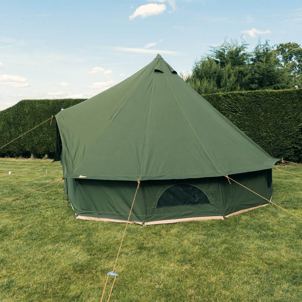 4M Bell Tent Olive-Green - Kokoon Deluxe -100% cotton canvas