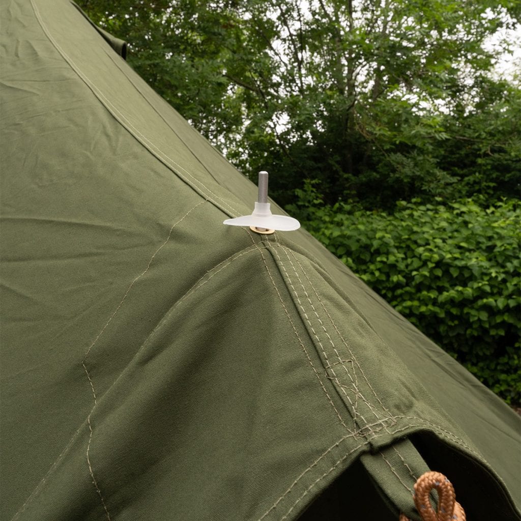 5M Olive Green Bell tent with chimney fitting installed-Free shipping
