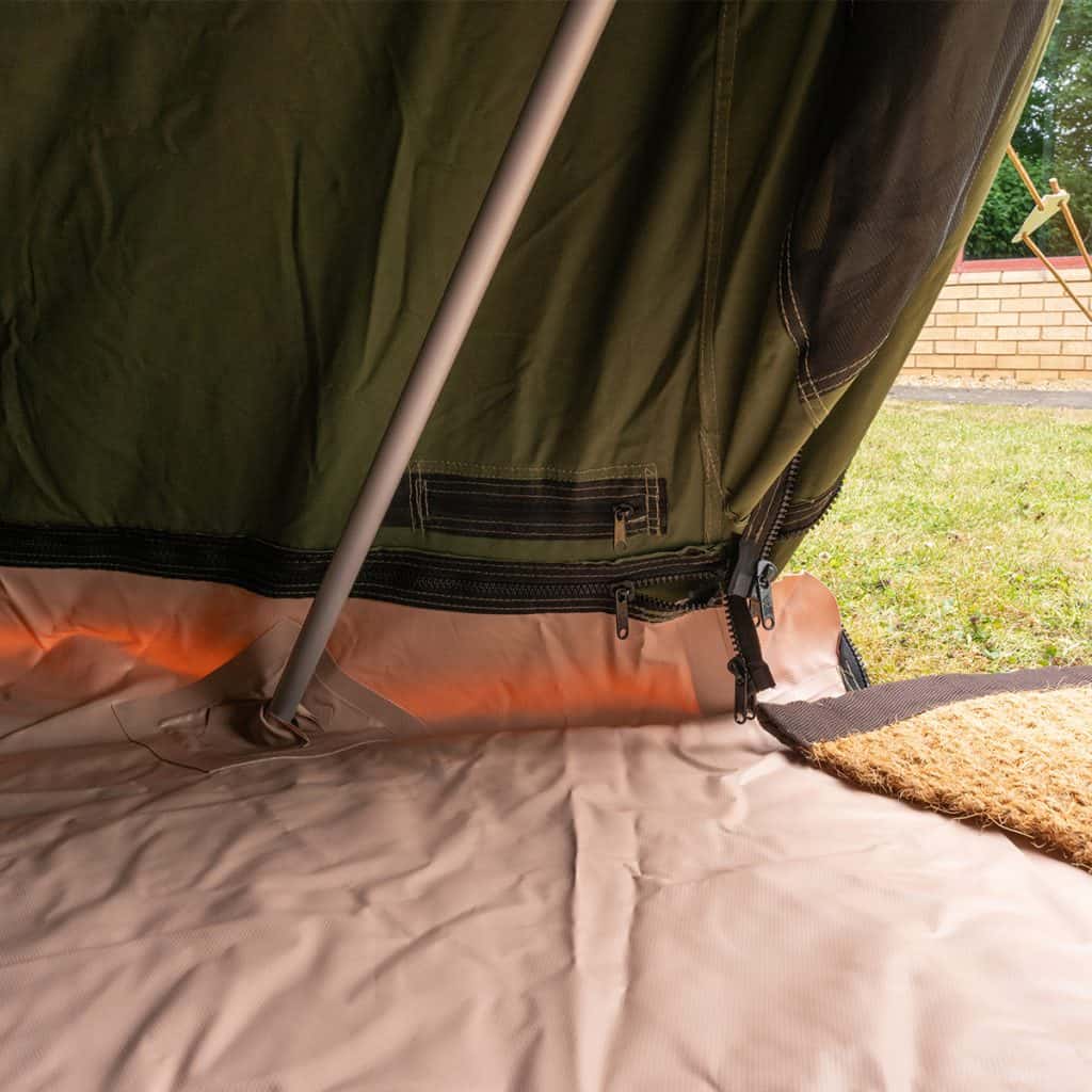 5M Olive Green Bell tent with chimney fitting installed-Free shipping
