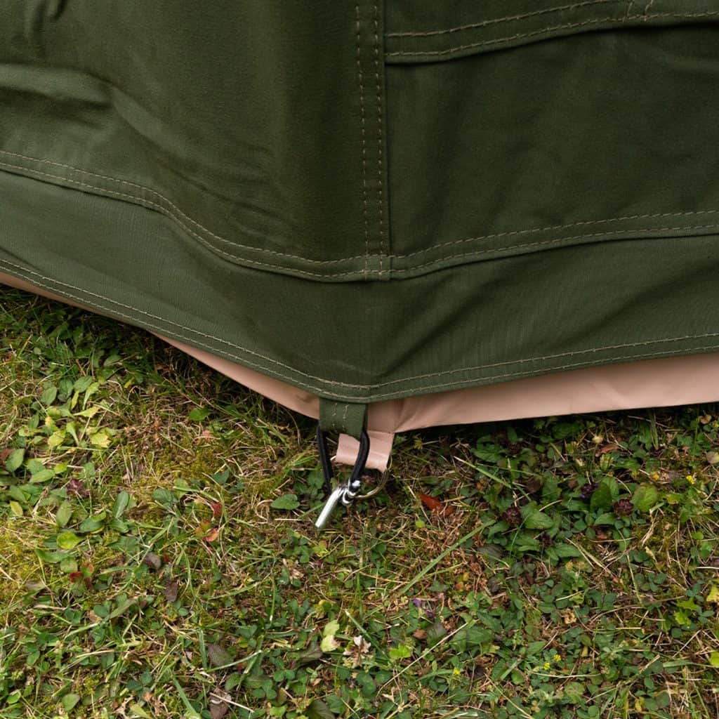 5M Olive Green Bell tent with chimney fitting installed-Free shipping