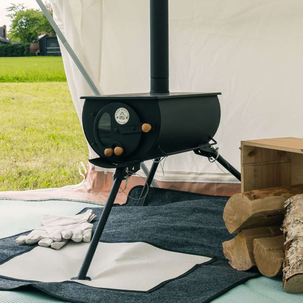 Bell Tent Wood Burning Stove by Canvas tent shop