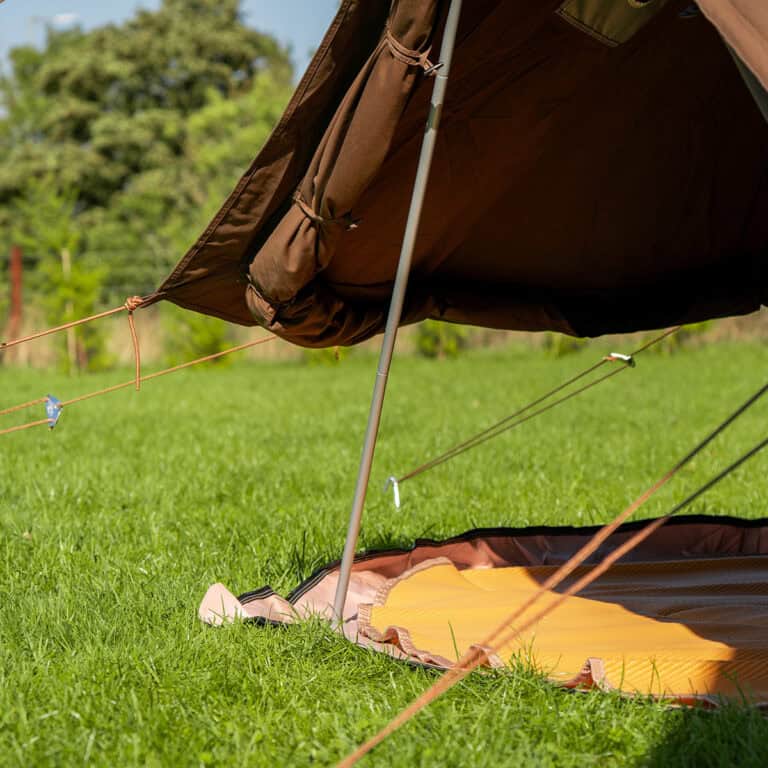 4M Bell Tent Cedar Brown - Kokoon Deluxe -100% cotton canvas