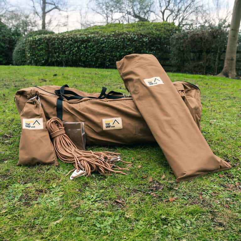 5m Kokoon Deluxe Walnut Brown Bell tent